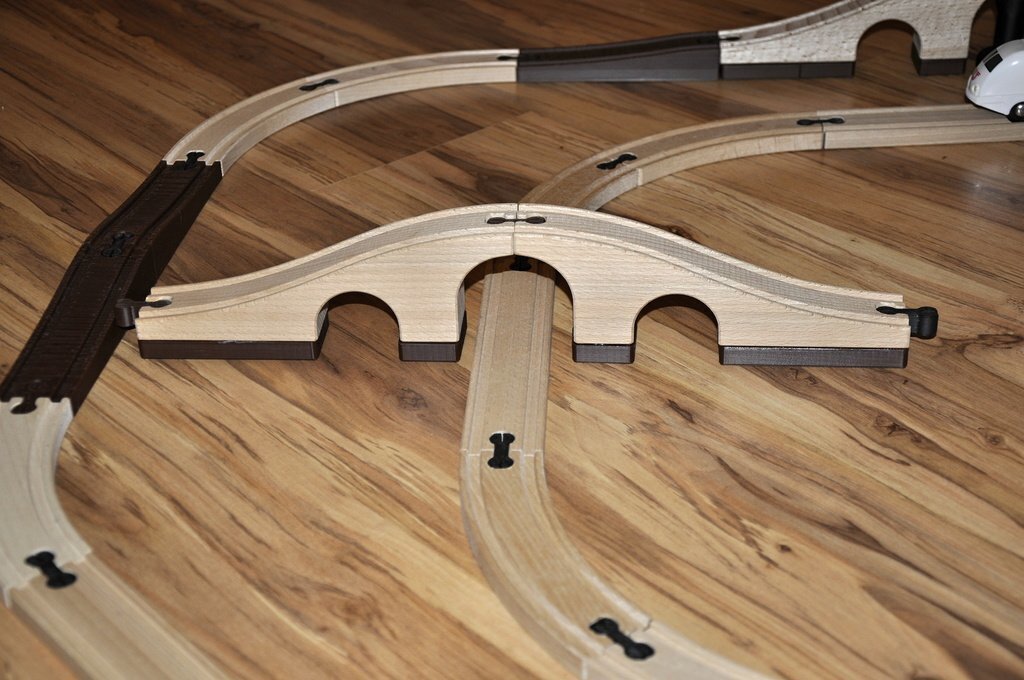 🌉 Ikea finish the bridge for electric trains Brio・Archivo STL Gratis ...