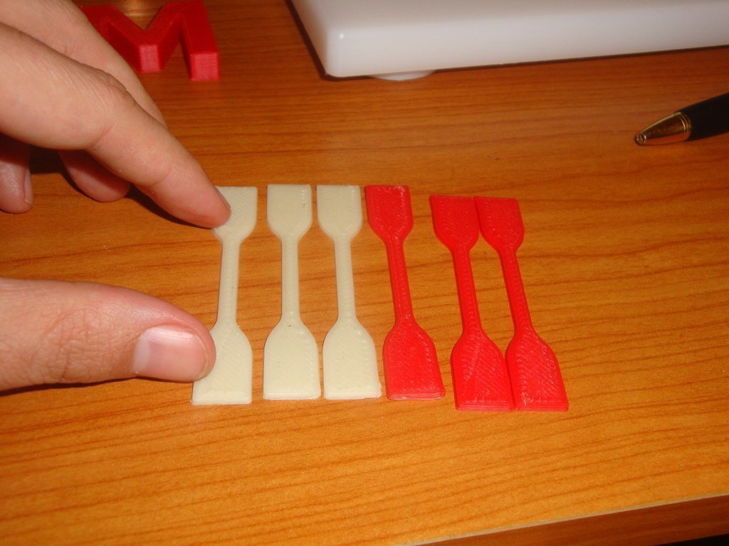 💭 Tensile test specimen・Free STL File for ・Cults