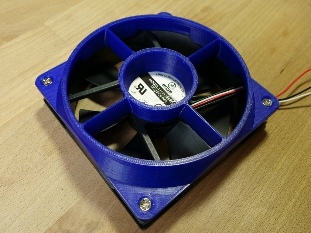🖥️ 120 mm Fan Air Flow Optimizer/ Flow Rectifier / Nozzle・Free STL File ...