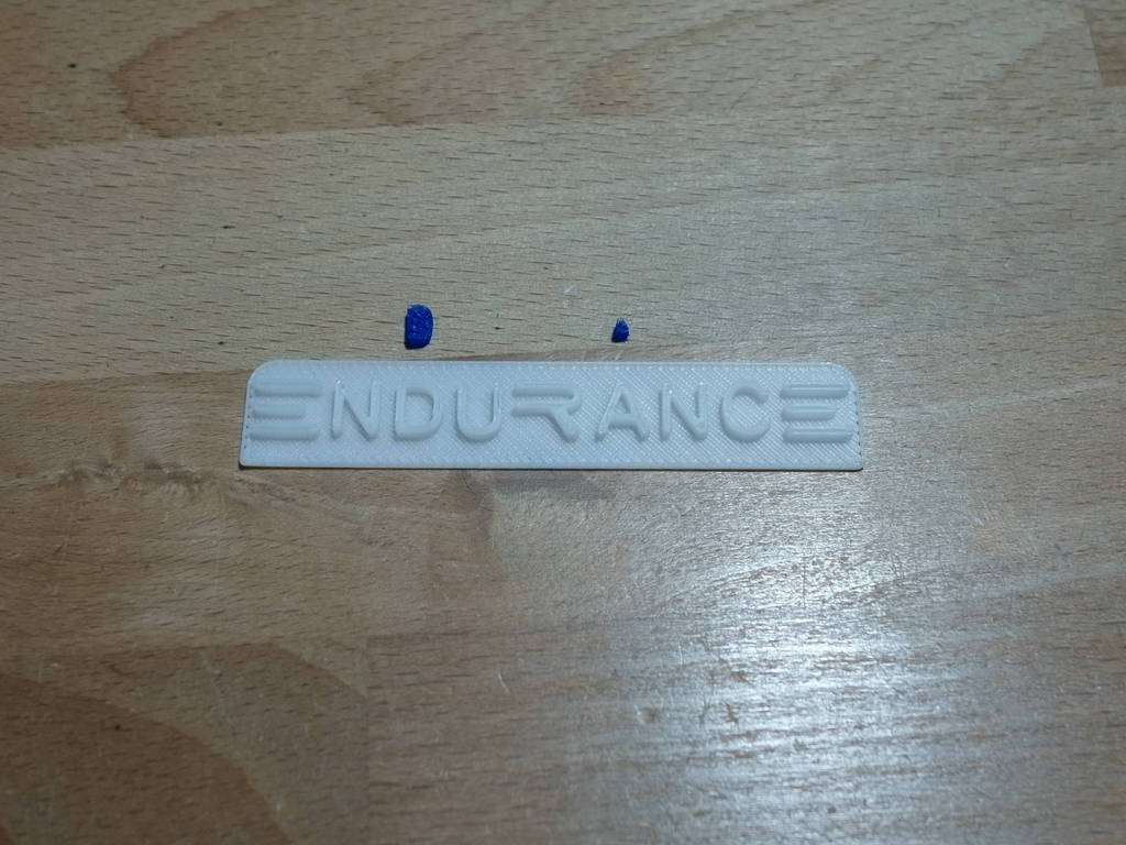 📛 Interstellar Endurance badge・Free STL File for ・Cults
