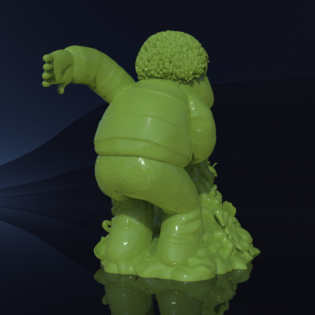 🗑️ GARBAGE PAIL KIDS - VOMIT GUY・ STL File for 3D printing・Cults