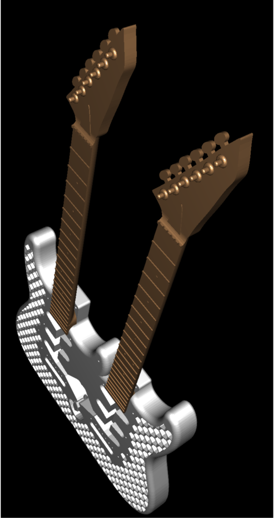 Free STL file Double Neck Stratocaster Guitar 🎸 ・3D printer model to ...