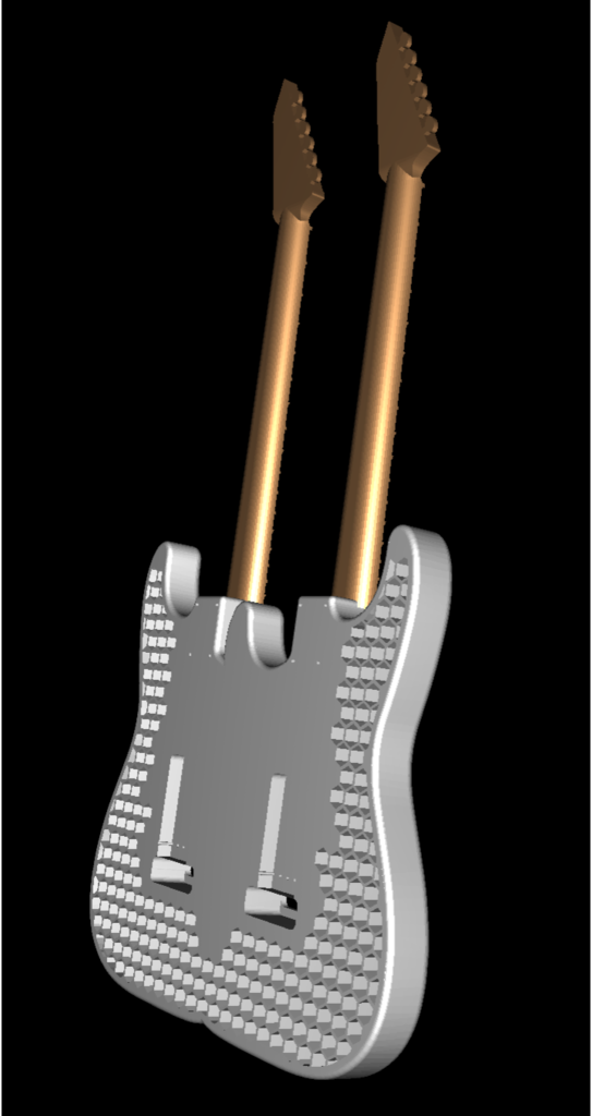 Free STL file Double Neck Stratocaster Guitar 🎸 ・3D printer model to ...