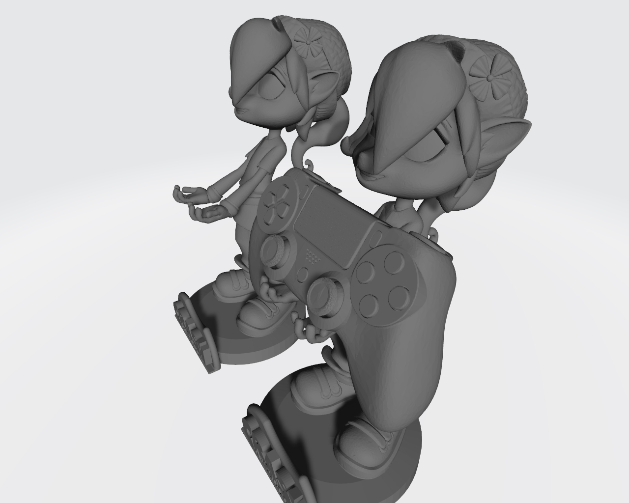 STL file SOPORTE TELEFONO Y JOYSTICK COCO CRASH BANDICOOT 🕹️ ・3D ...