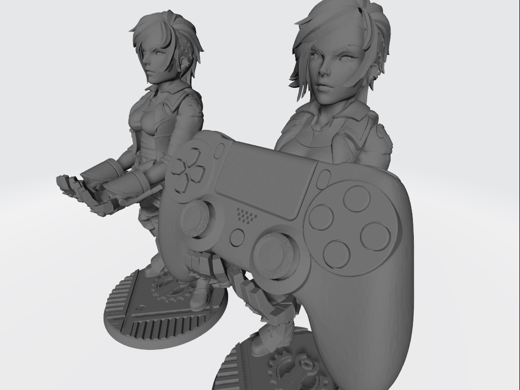 Archivo STL SOPORTE TELEFONO Y JOYSTICK JINX ARCANE LEAGUE OF LEGENDS ...