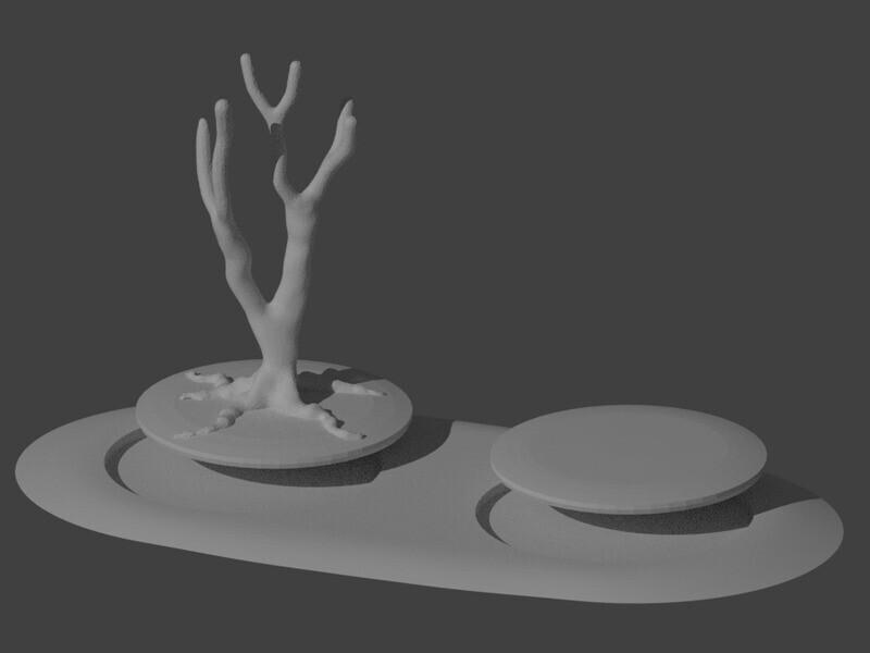🪵 Wood bases and trees・Free STL File for ・Cults