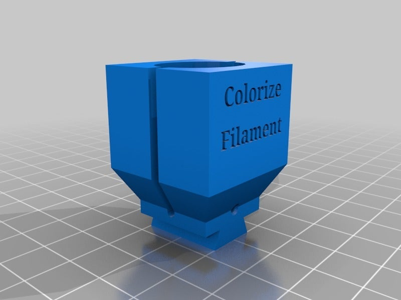 🪢 Filament Colorizer for 1.75 filament・Free STL File for ・Cults