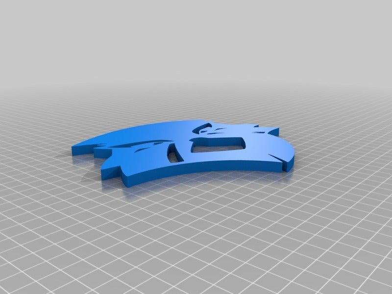 Free STL file University Wisconsin Bluegolds 🏛️ ・3D print model to ...