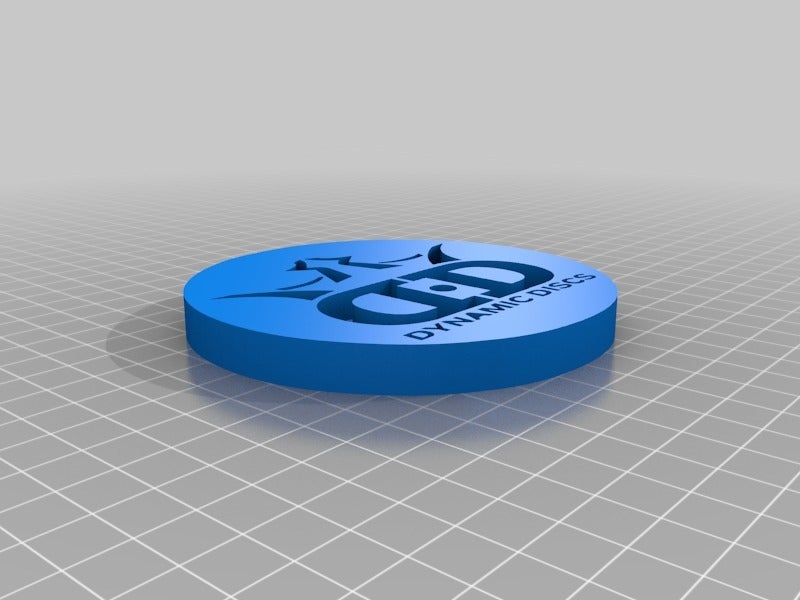 Free STL file Dynamic Discs Logo Round 🧞‍♂️ ・3D printer design to ...