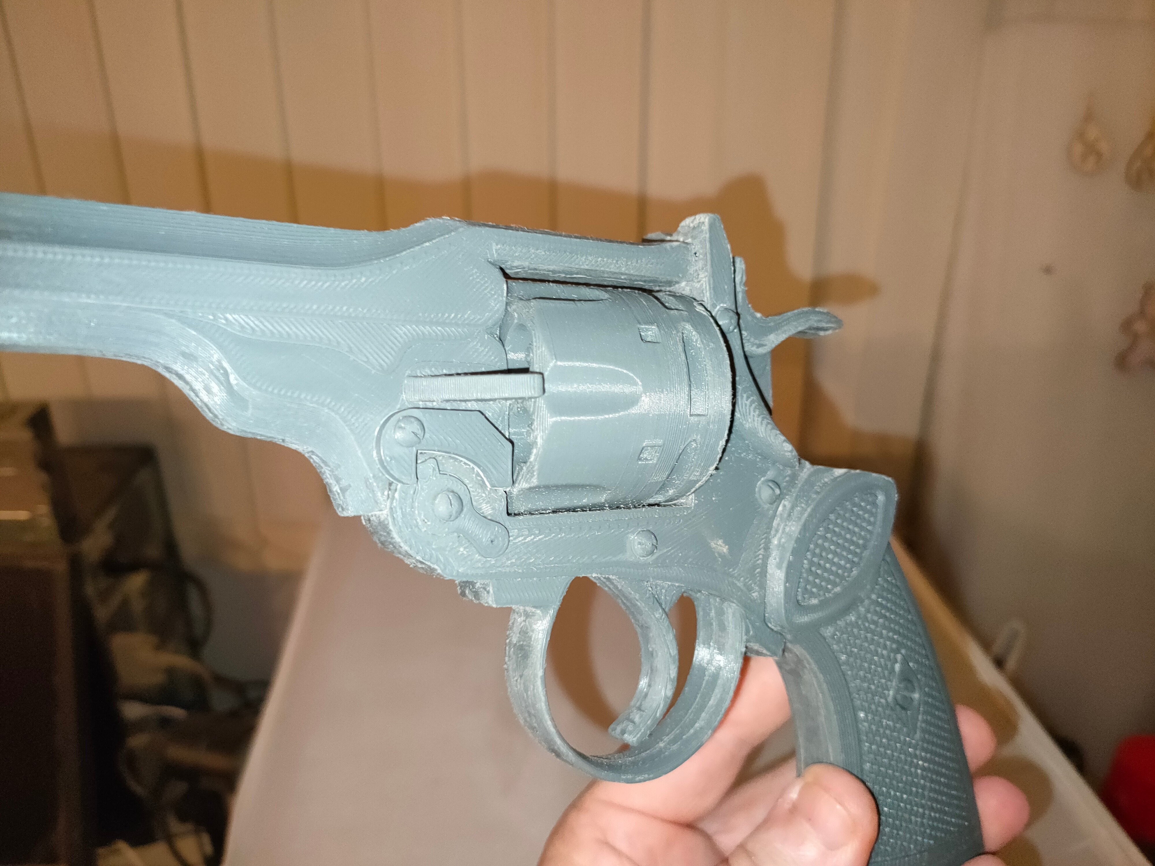 3D print Webley Revolver Prop・Cults