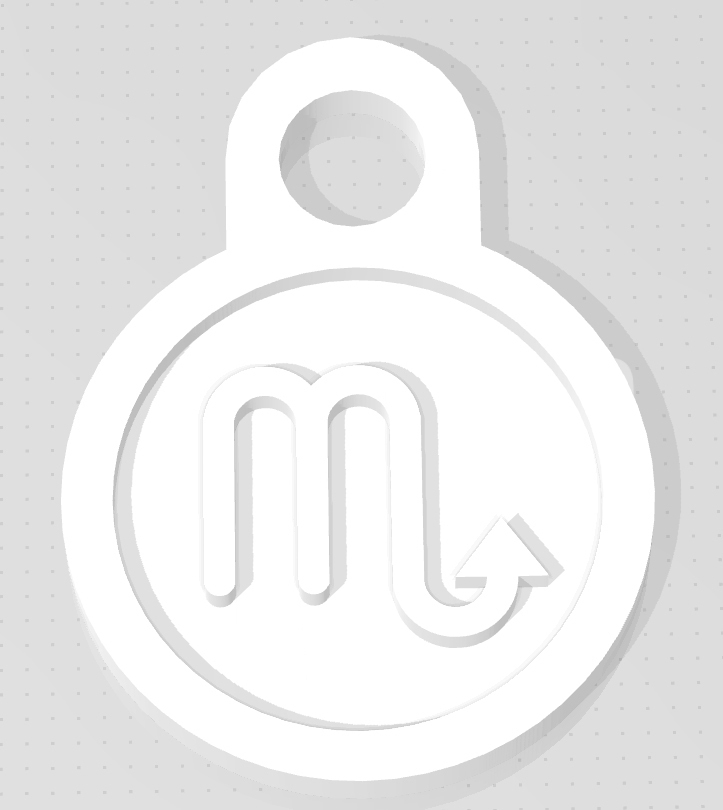 STL-Datei Simple "zodiac sign" tokens for good luck to scratch tickets ...