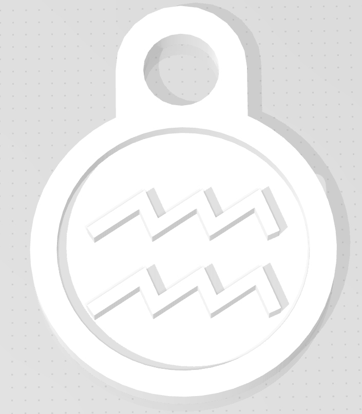 STL-Datei Simple "zodiac sign" tokens for good luck to scratch tickets ...