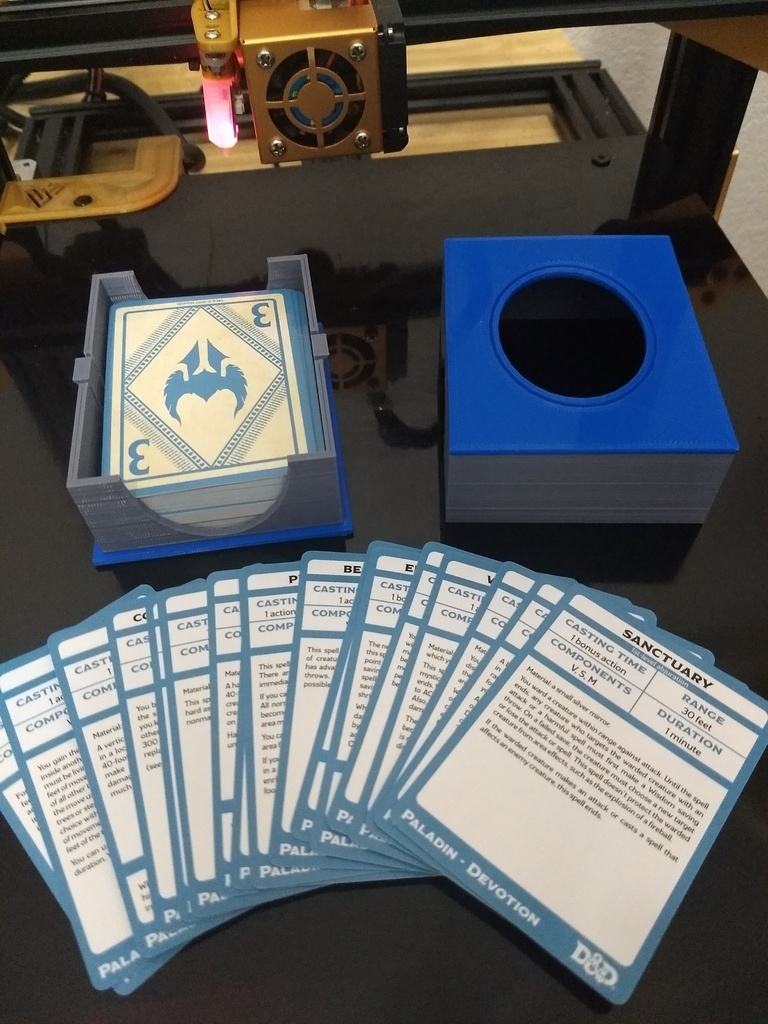 Free 3D file D&D Paladin Spell Card Box 📦 ・Template to download and 3D ...