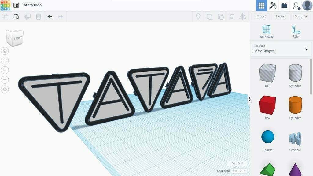 Free STL file Tatara frame logo 🖼️ ・3D printable model to download・Cults
