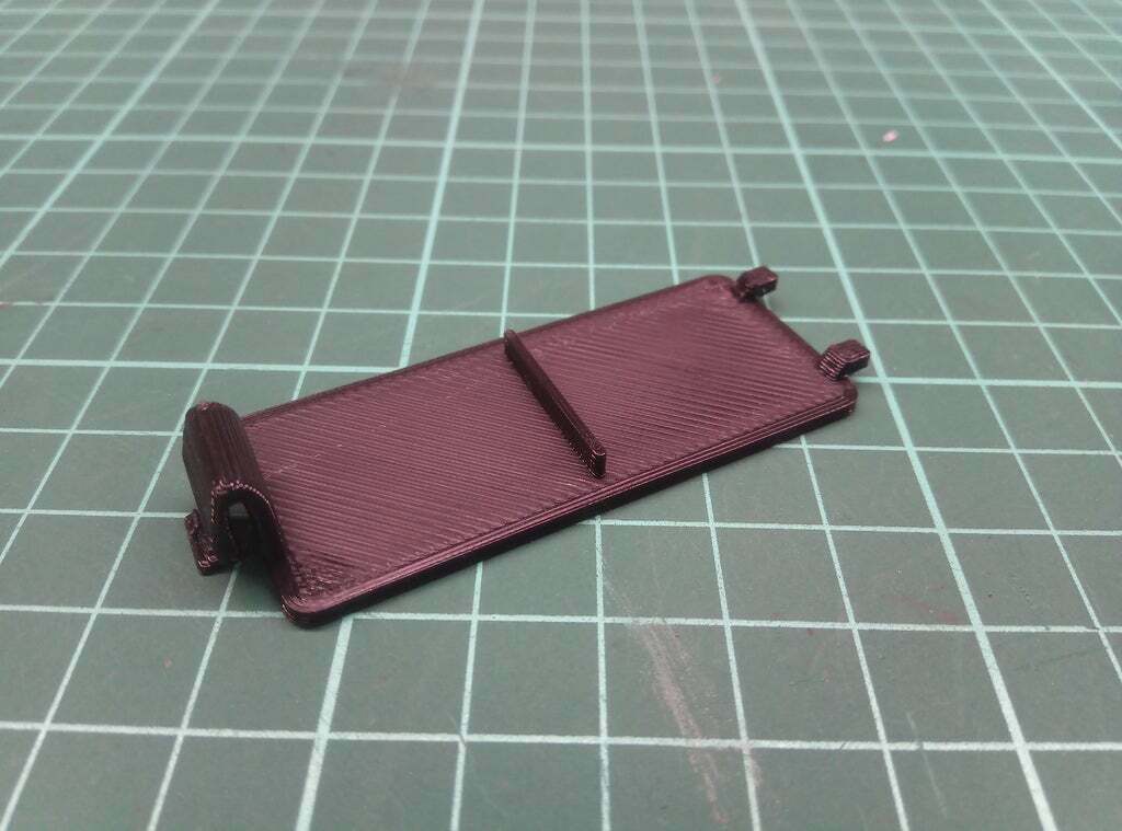 Free STL file ECG TV remote controler battery cover 🔋 ・3D printable ...