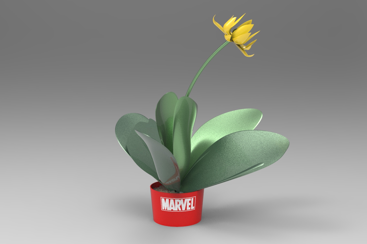 STL file Marvel flowerpot 🪴 ・Design to download and 3D print・Cults