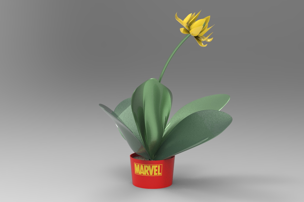 STL file Marvel flowerpot 🪴 ・Design to download and 3D print・Cults