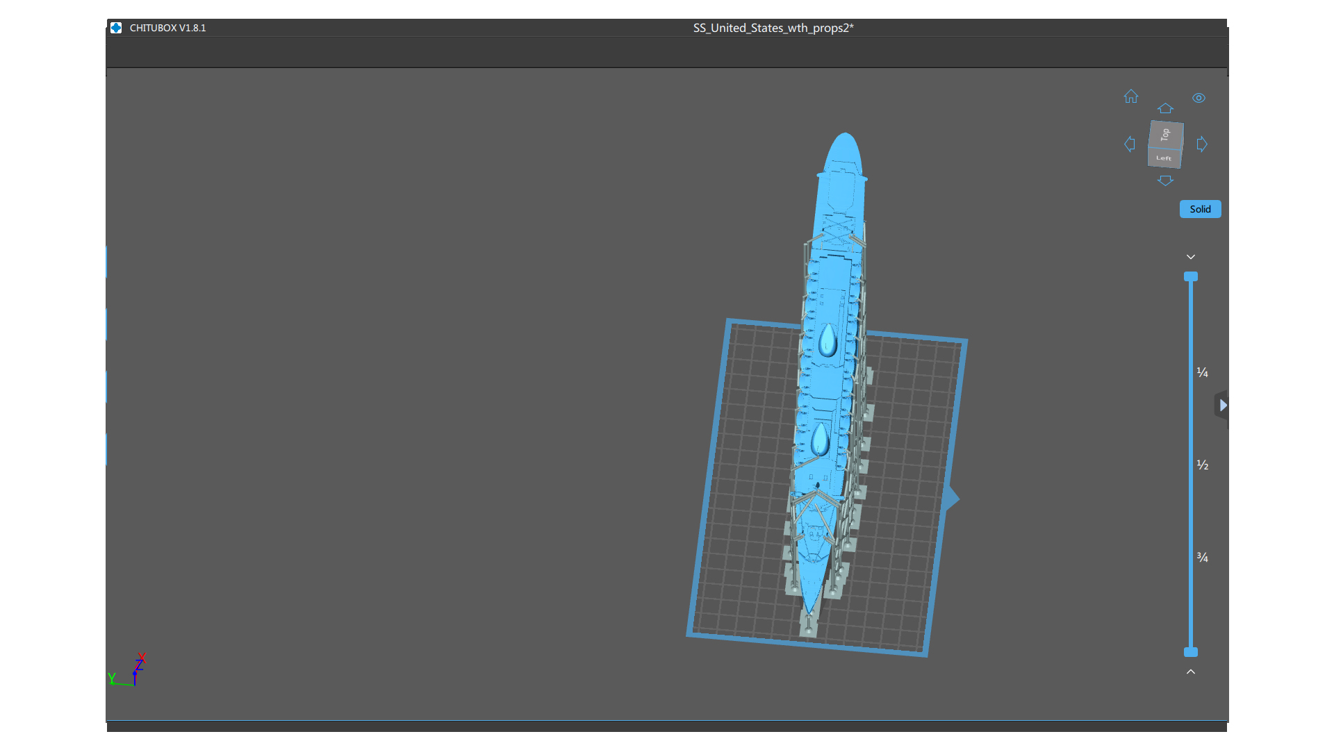 🌊 SS United States Ocean Liner・ STL File for 3D printing・Cults