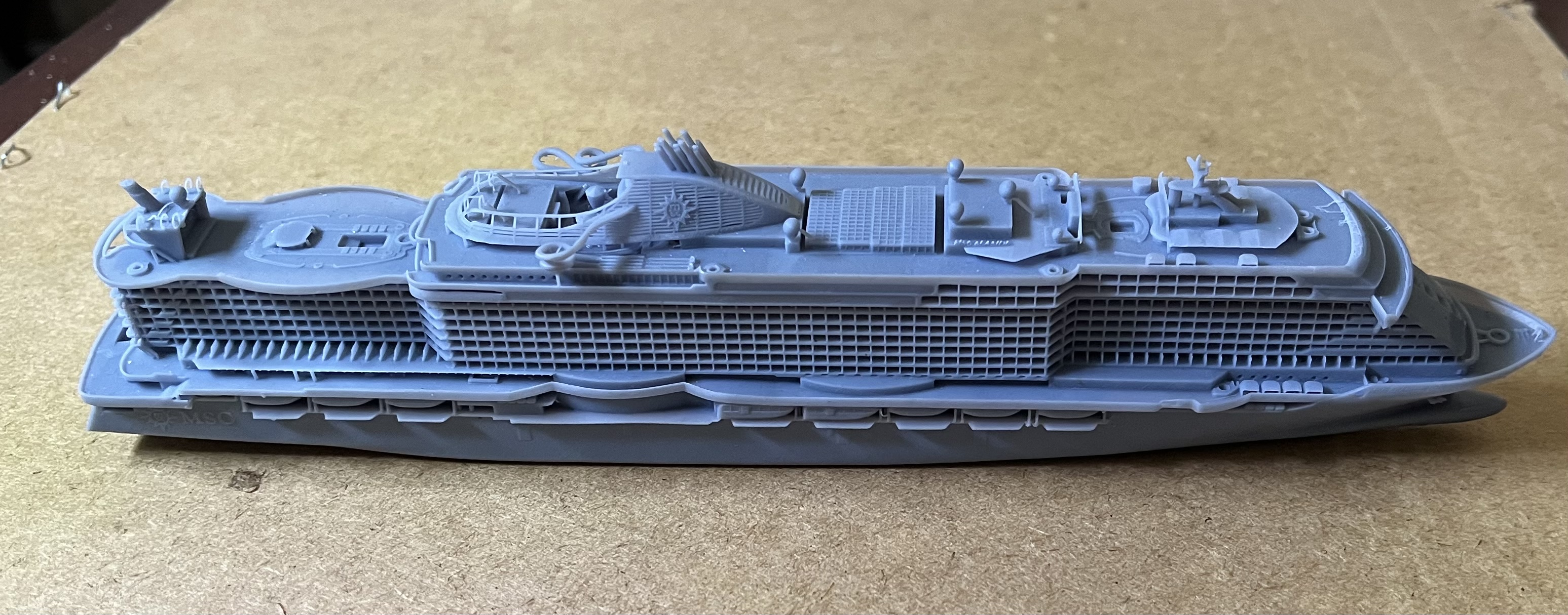 🚢 MSC Seaside cruise ship printable scale model・ STL File for ・Cults