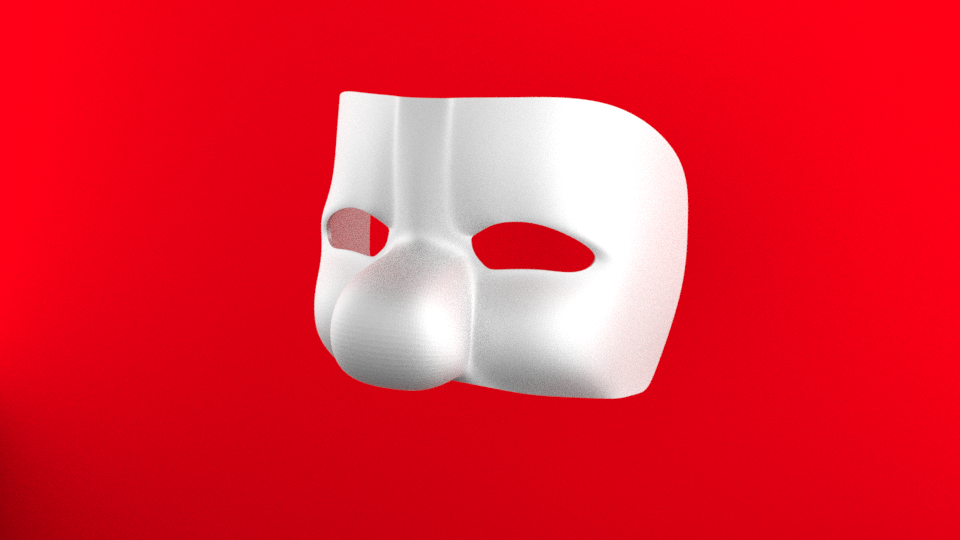 STL file Mask italian style. pagliaccio 🤌 ・3D printing model to ...