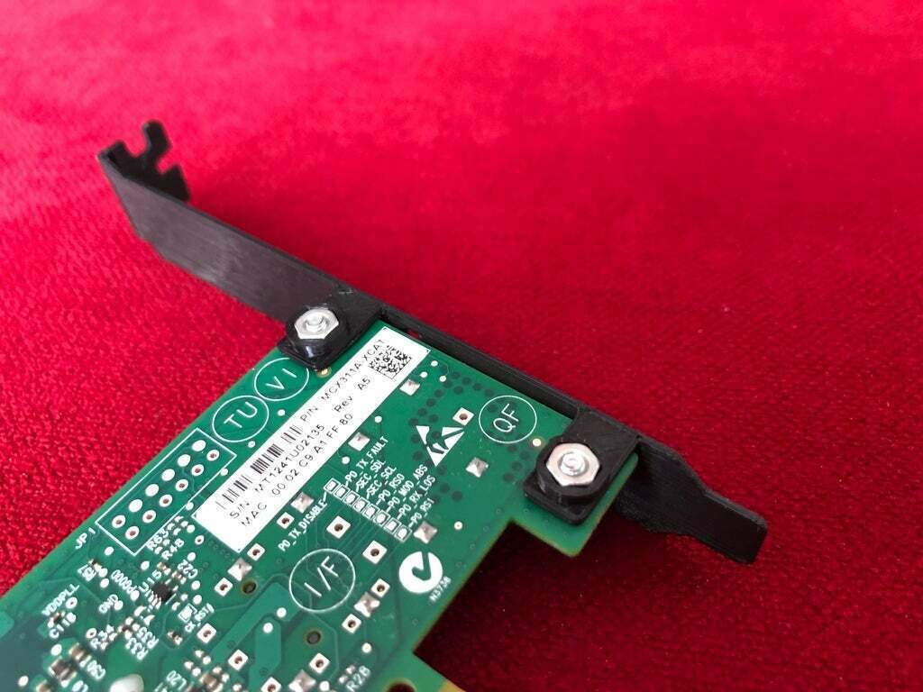 🖥️ Mellanox ConnectX-3 high profile PCI bracket・Free STL File for ・Cults