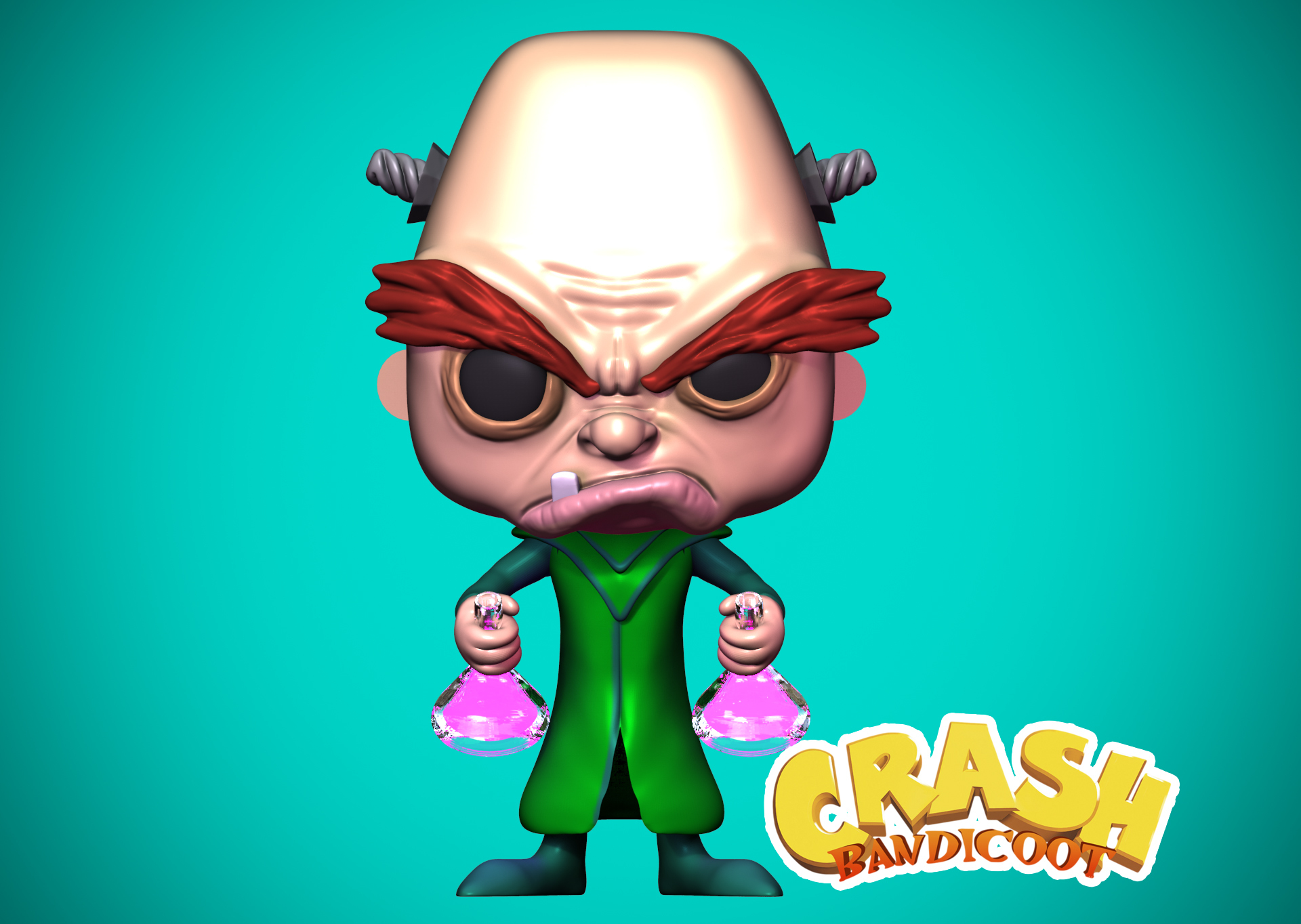 3D file Nitrus Brio (Crash Bandicoot) 🎲 ・3D printable model to download ...