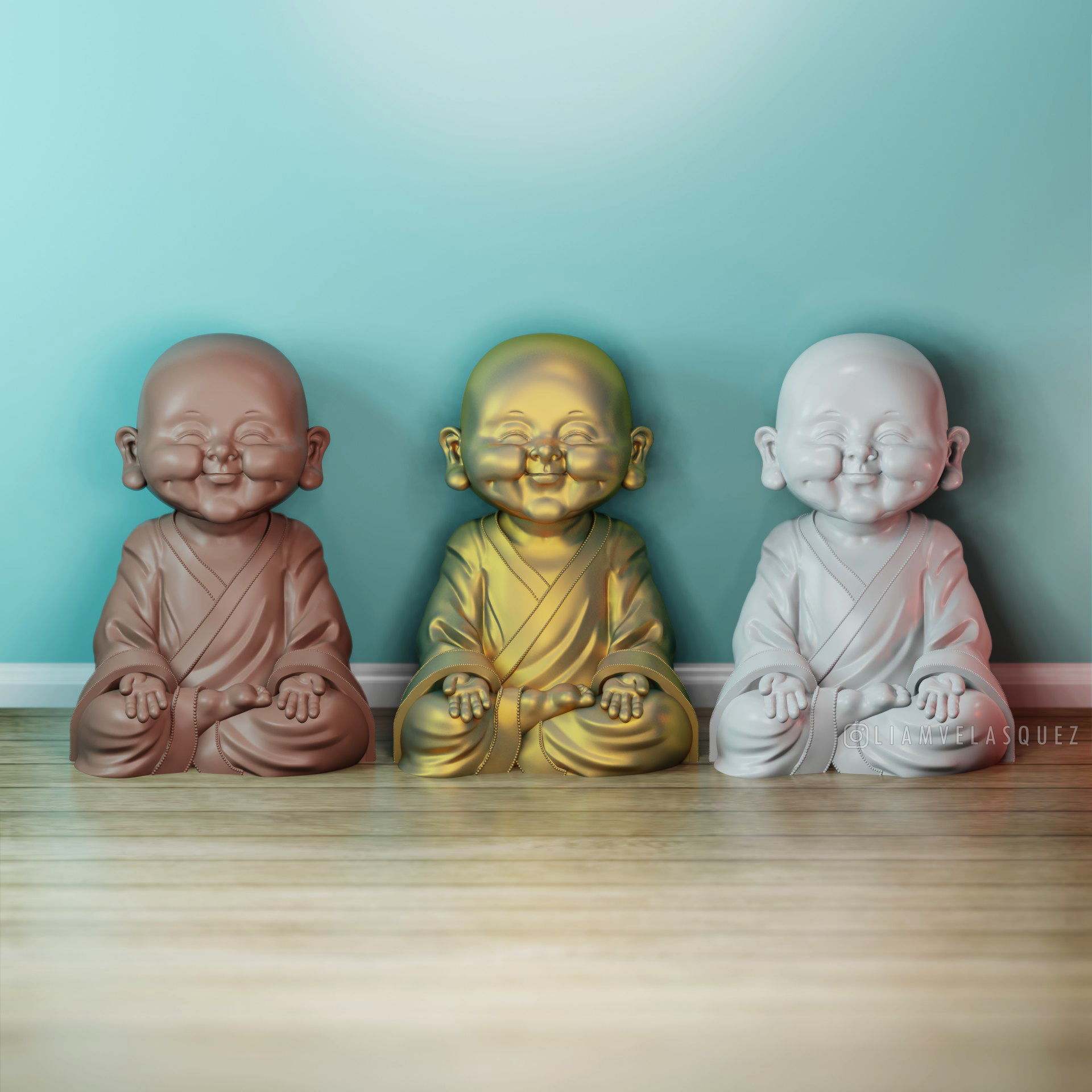 arquivo 3D Baby Buda 👶 ・modelo para impressão 3D para download・Cults