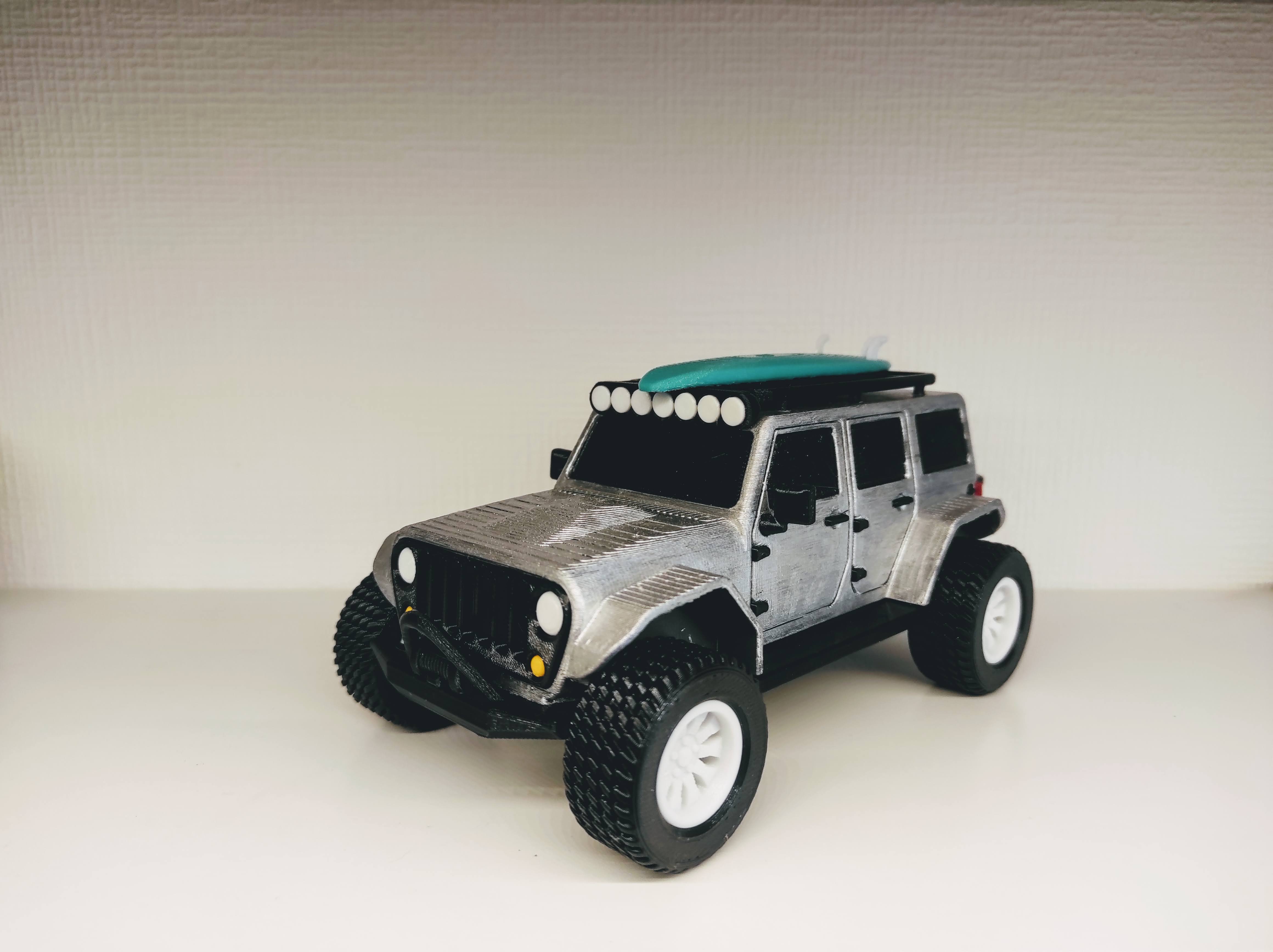 3D print JEEP Wrangler - 52 part fully printable・Cults