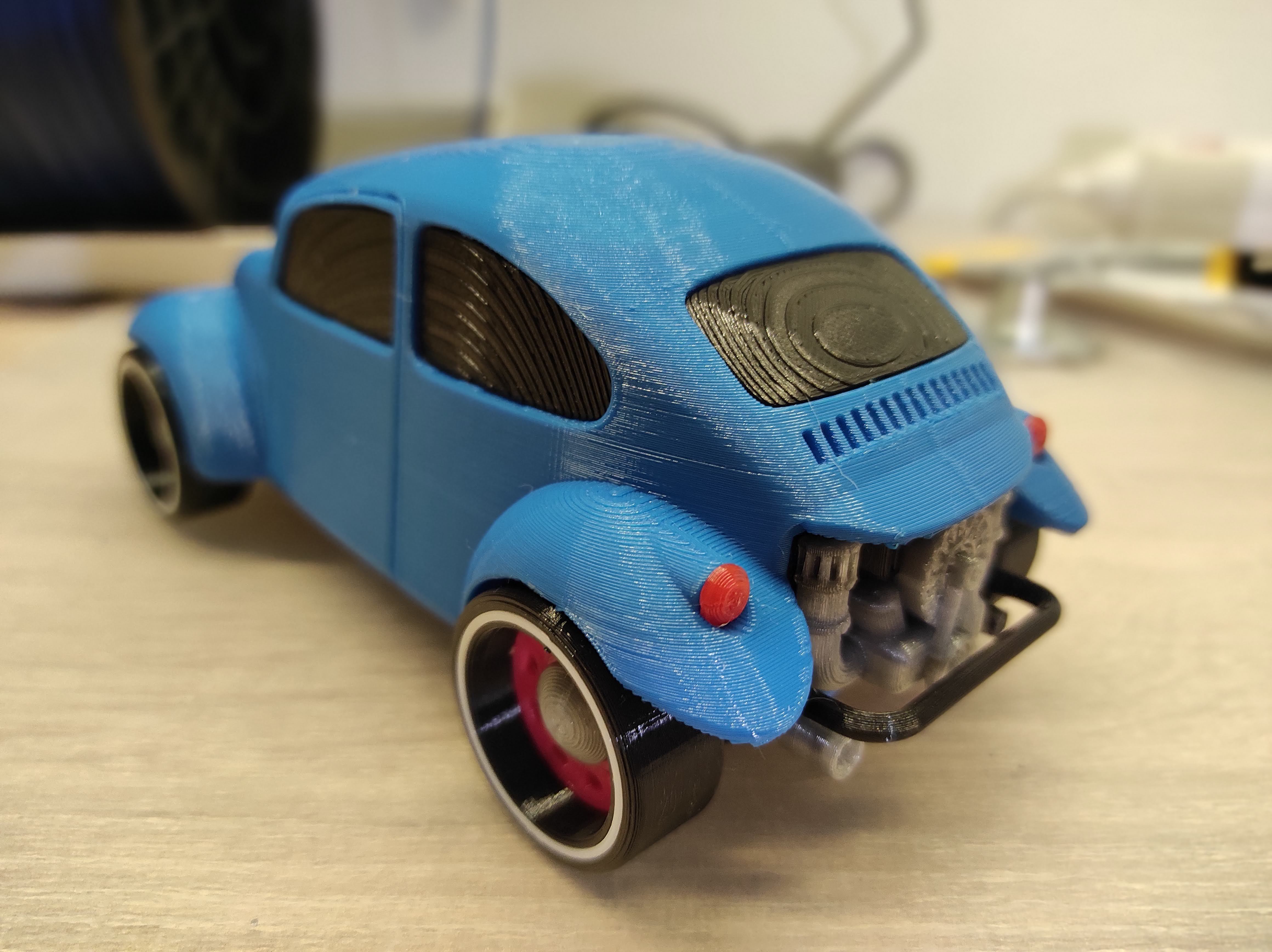 3D printable VW Beetle BAJA BUG - fully 3D printable・Cults