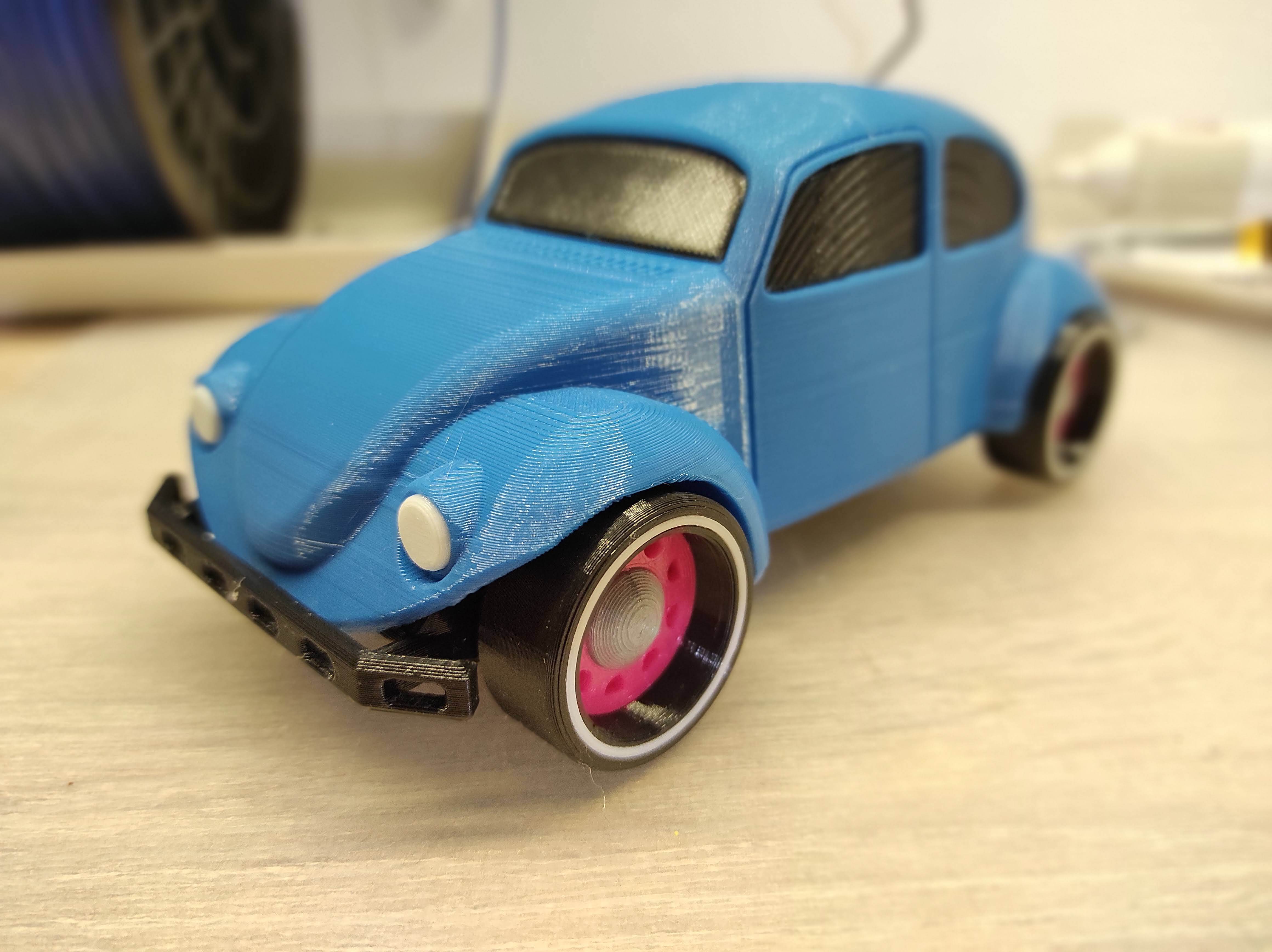 3D printable VW Beetle BAJA BUG - fully 3D printable・Cults