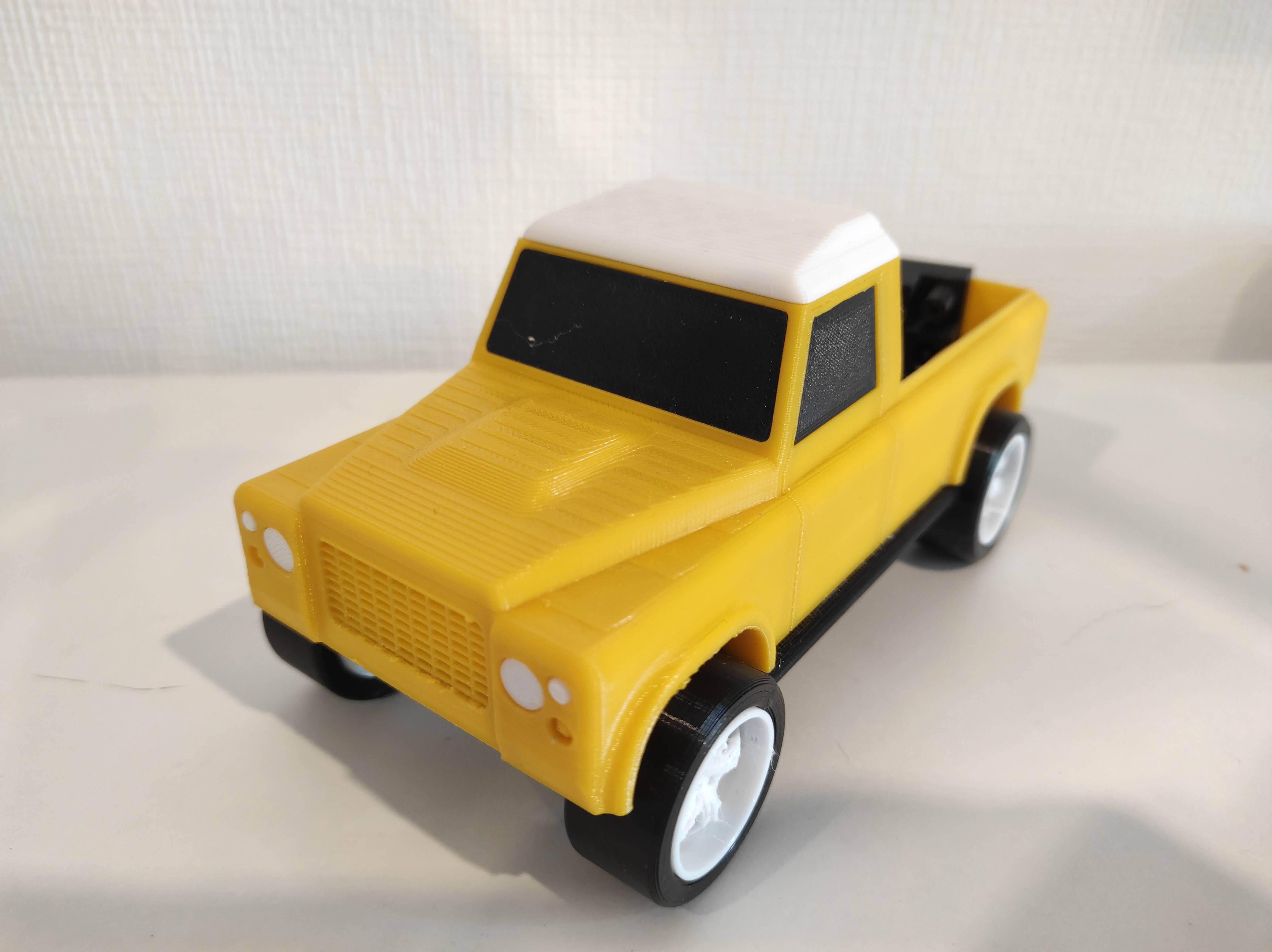 3D printable Land Rover Defender - fully 3D printable・Cults