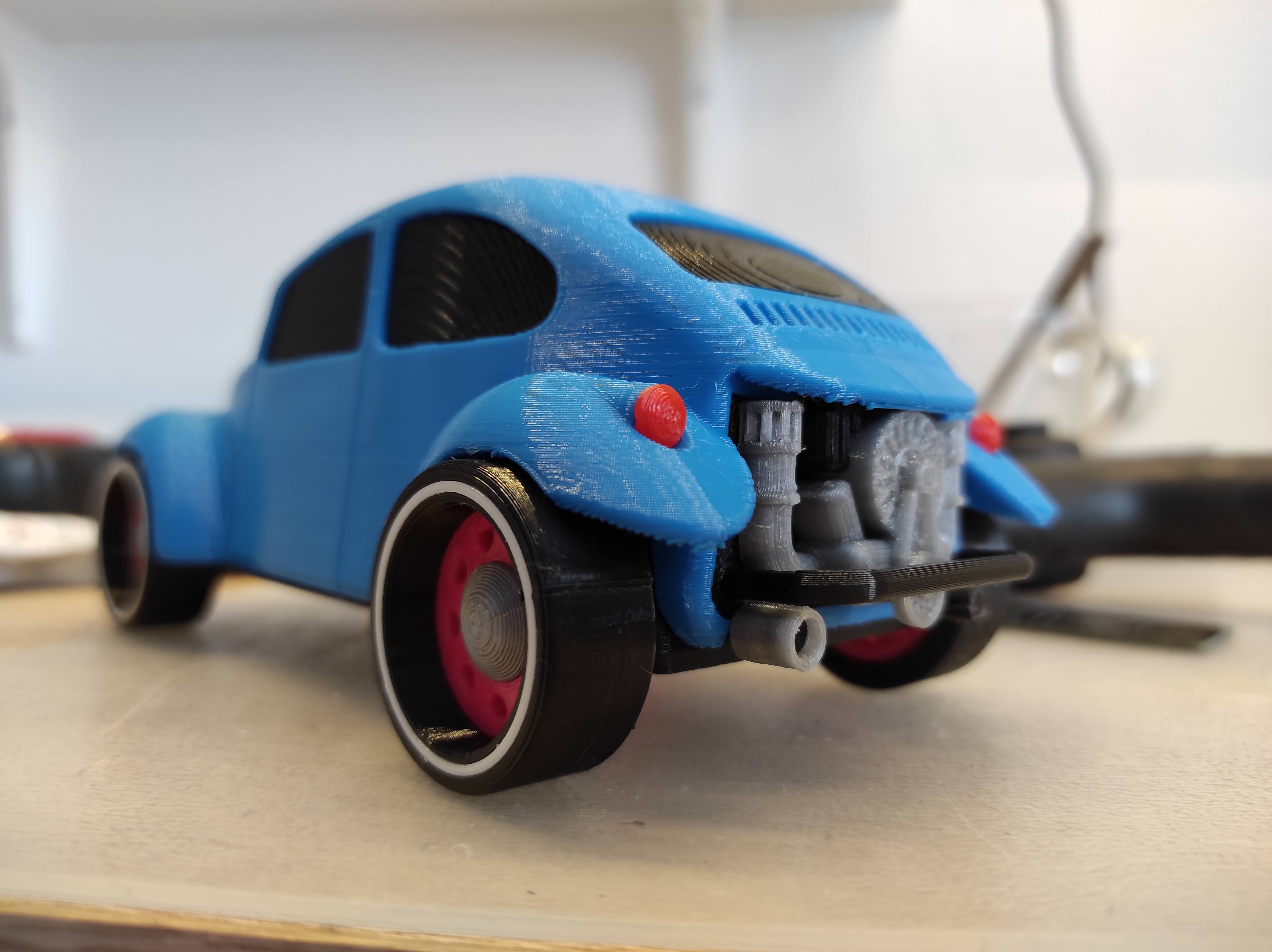 3D printable VW Beetle BAJA BUG - fully 3D printable・Cults