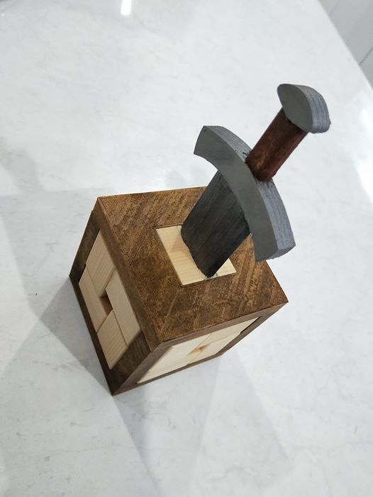 3D printable Excaliburr Puzzle・Cults