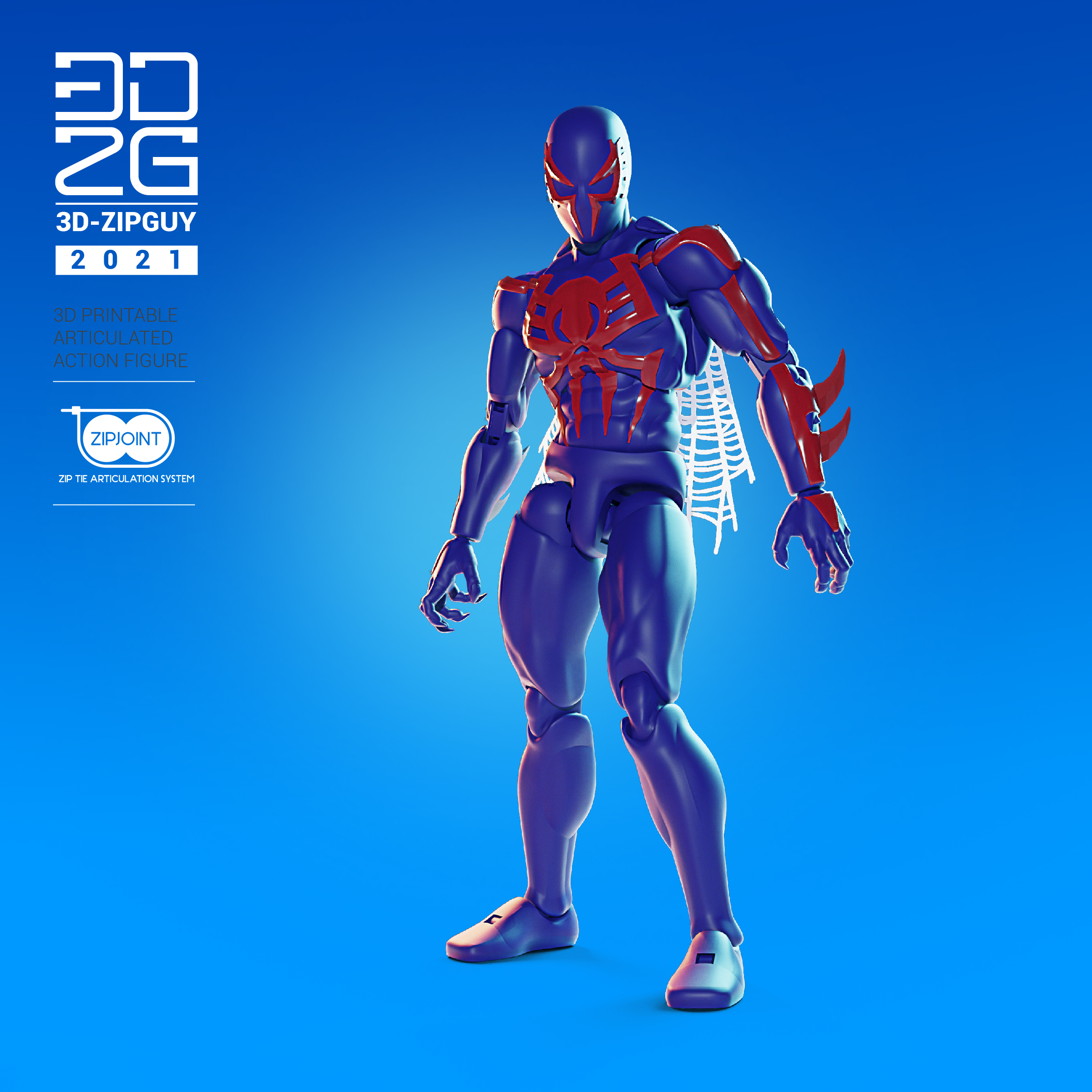 🔮 ZIPGUY FUTURE SPIDER・ STL File for ・Cults