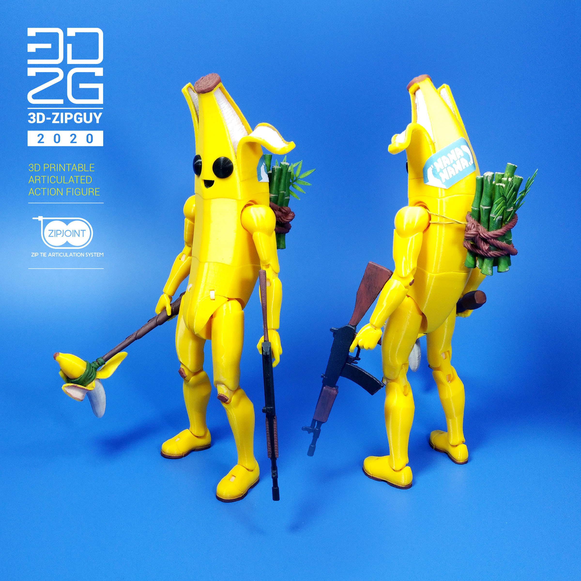 🍌 BANANA GUY・ 3D File for ・Cults