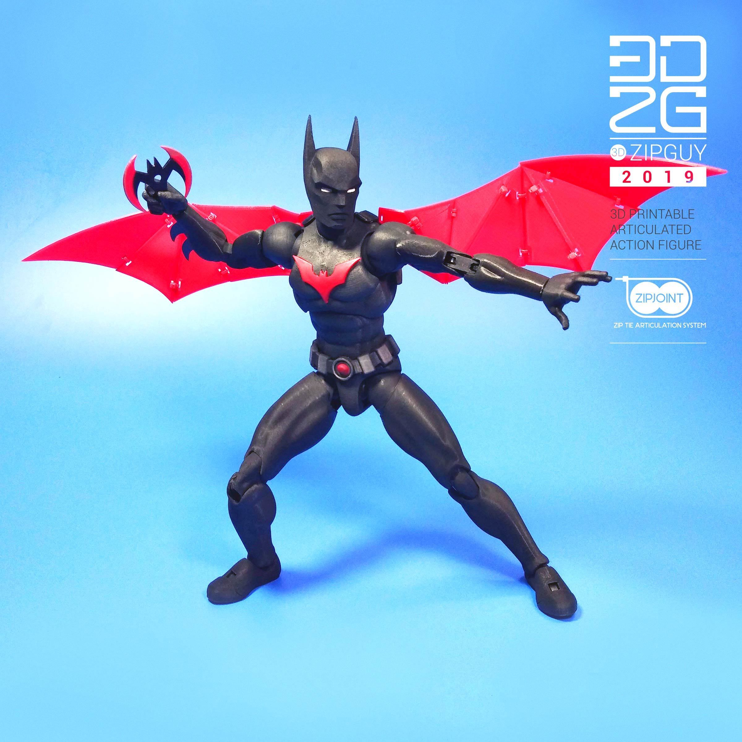 👽 BATMAN BEYOND BATARANG・Free STL File for ・Cults
