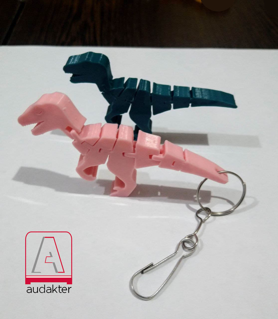 STL file VELOCIRAPTOR DYNO FLEXI - KEY CHAIN 🔑 ・3D printable model to ...