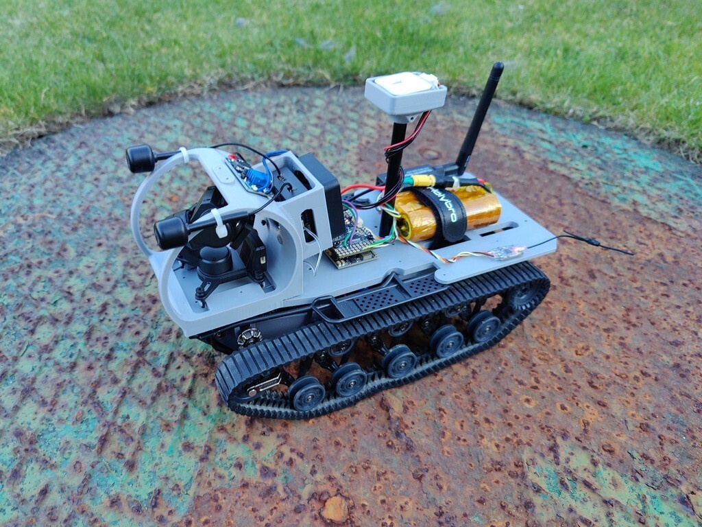 🪖 Plataforma Rover FPV Ardupilot・Archivo 3D Gratis para ・Cults