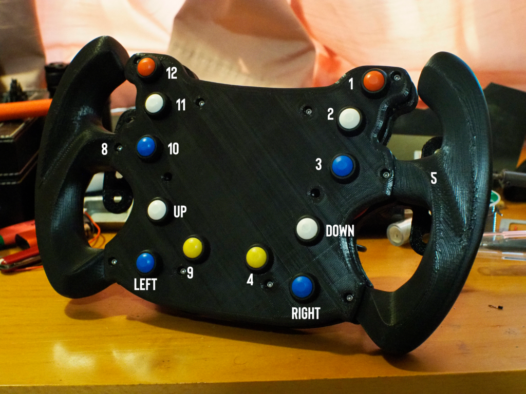 🛞 Formula Style Sim Racing Wheel・Free STL File for ・Cults