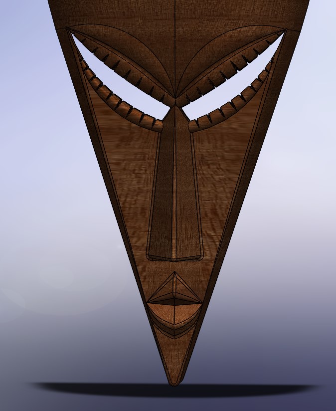 STL file African Tribal Mask 🎨 ・3D printing design to download・Cults