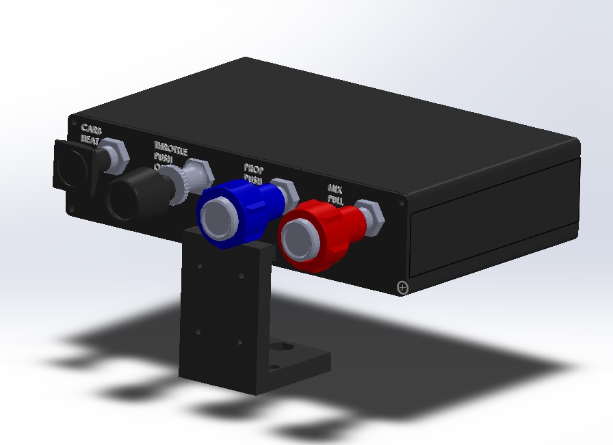 STL file Cessna Throttle style with carb heat ️ (OBJ)・3D printable ...