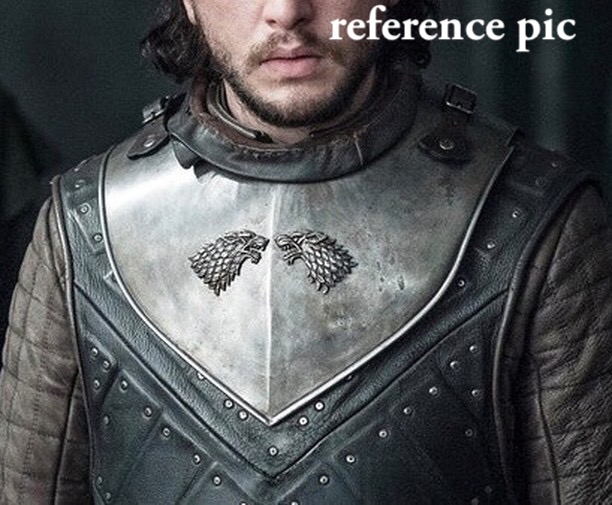 STL file Jon Snow Cosplay Costume Stark top Armor Battle Suit GOT 🌨️ ...