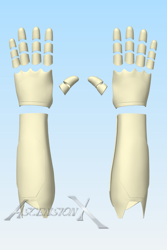 🤖 Cybernetic Arms – Articulated Printable Prop for Cosplay / Sci-Fi ...