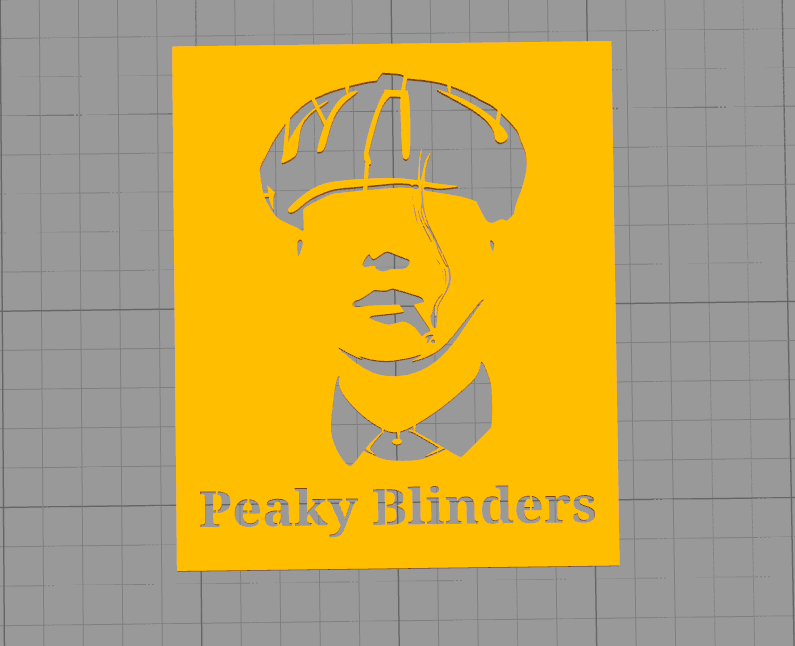 Archivo STL gratuito Peaky Blinders Logo 🚩 ・Objeto imprimible en 3D ...