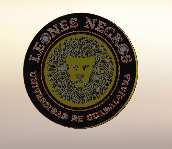 🇲🇽 Décoration de bureau avec le logo de l'UdeG・Fichier STL pour ・Cults