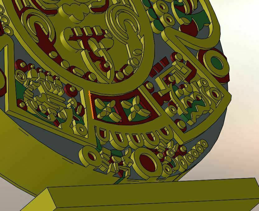 STL file Aztec Calendar 📅・3D printing idea to download・Cults