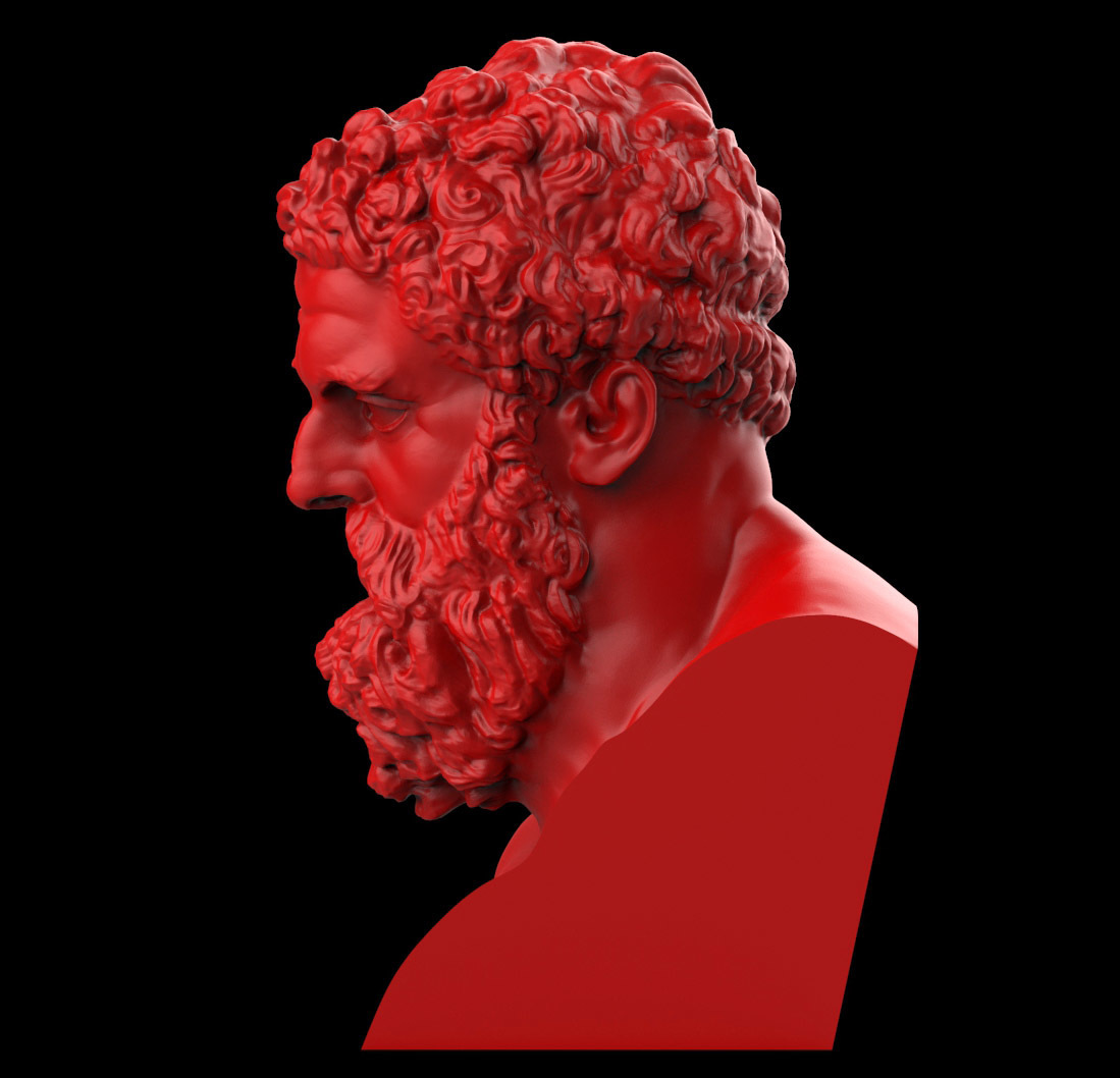 Файл STL Hercules Ripped Face 🏛️ (OBJ)・3D-печатная модель для загрузки ...