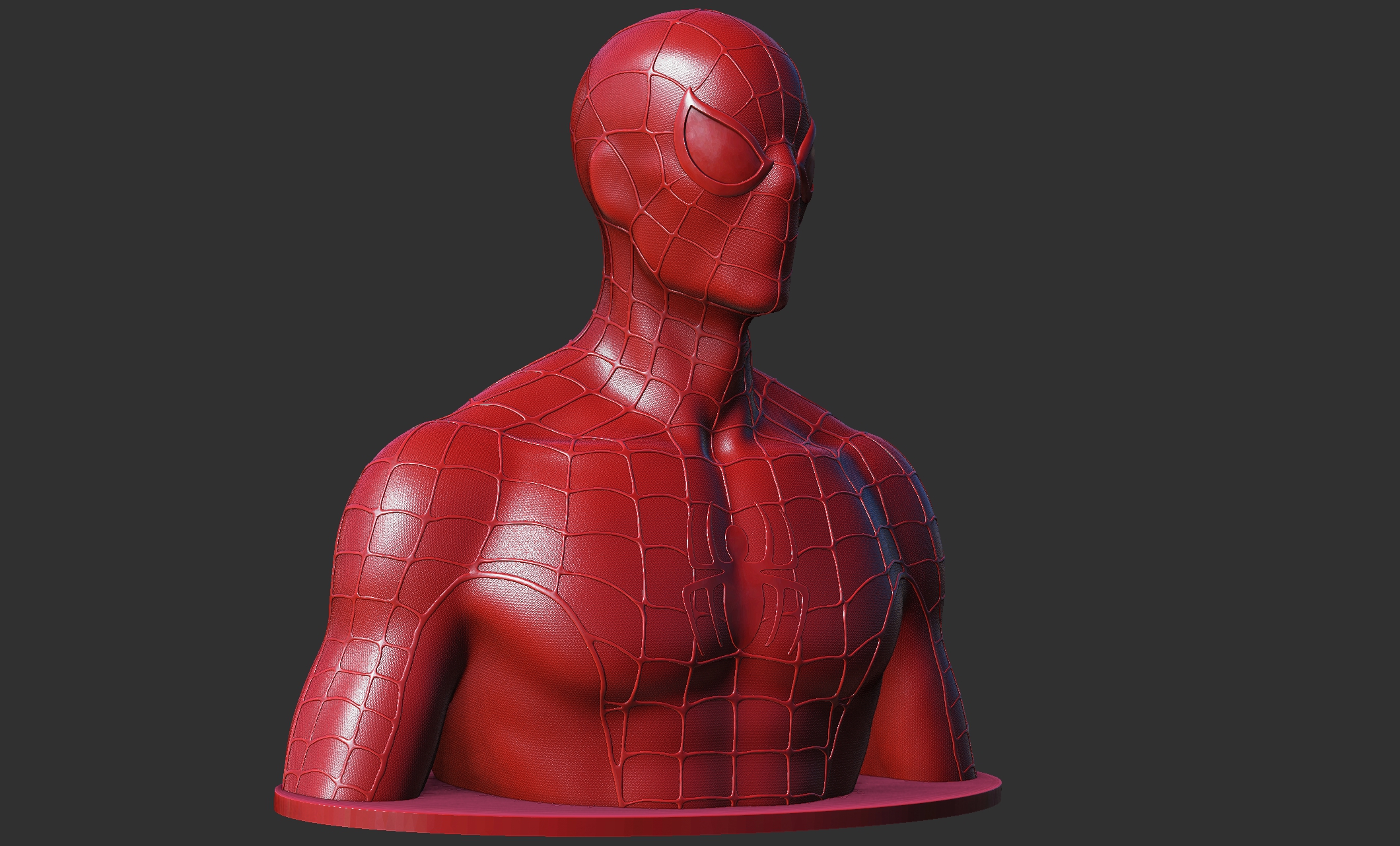 STL file Spider-Man Bust 👤 (OBJ)・3D printable model to download・Cults