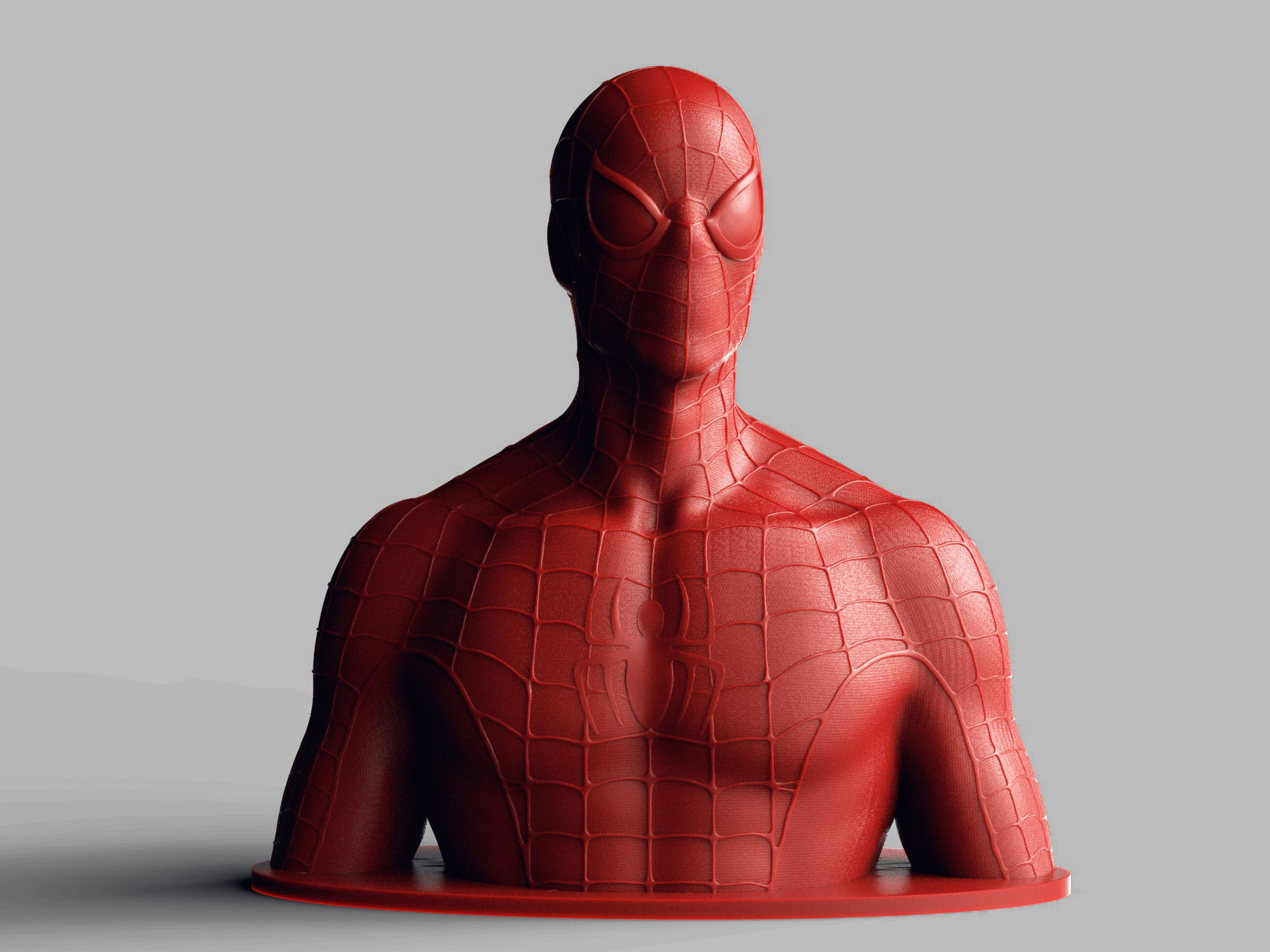 STL file Spider-Man Bust 👤 (OBJ)・3D printable model to download・Cults