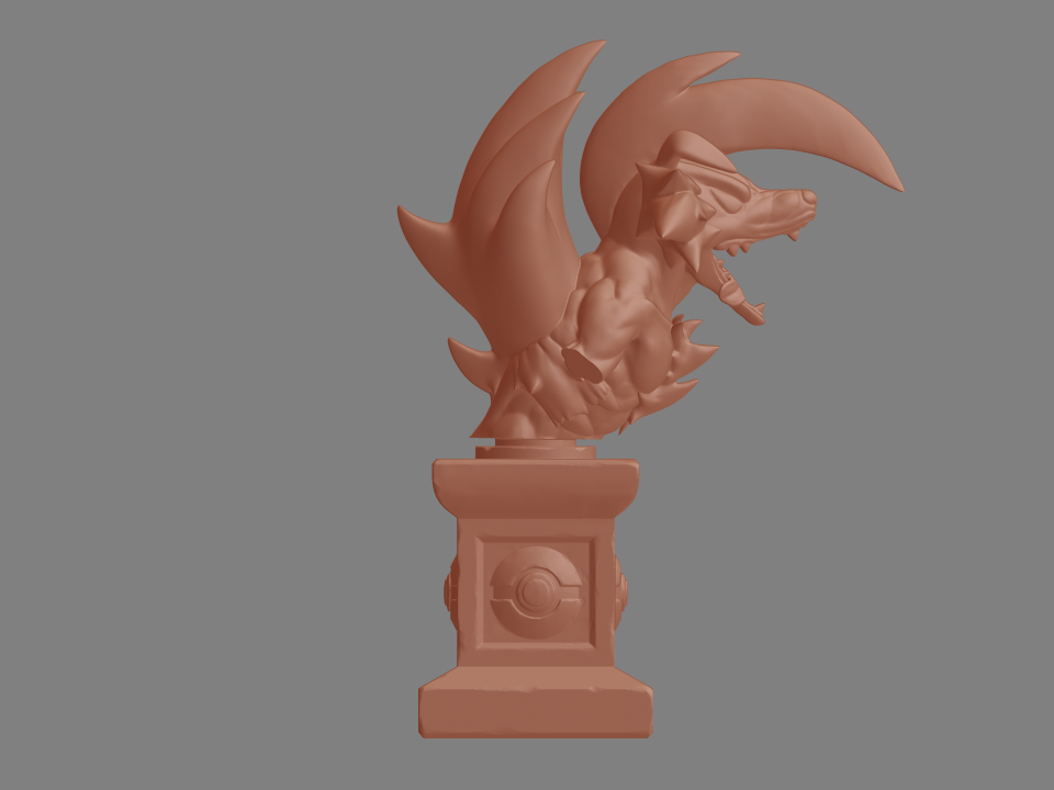 STL file Pokemon Lycanroc Midnight Bust - Fan Art - Figure 3D print ...